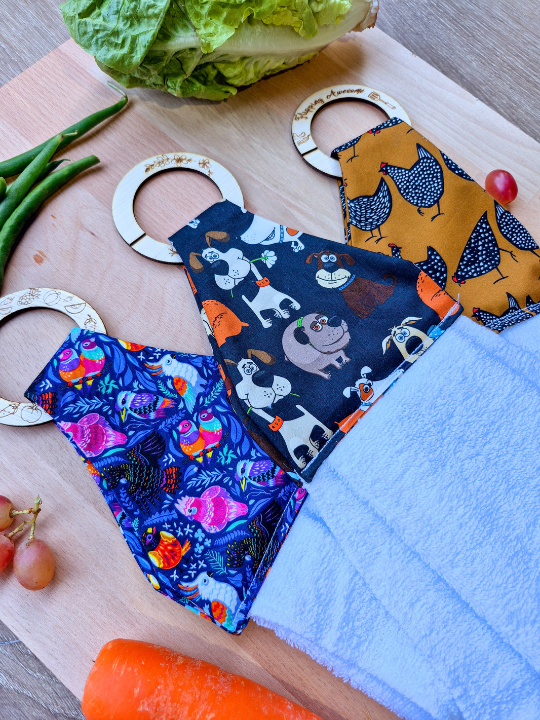 Hanging Towels – Little Miss M Designs Pty Ltd